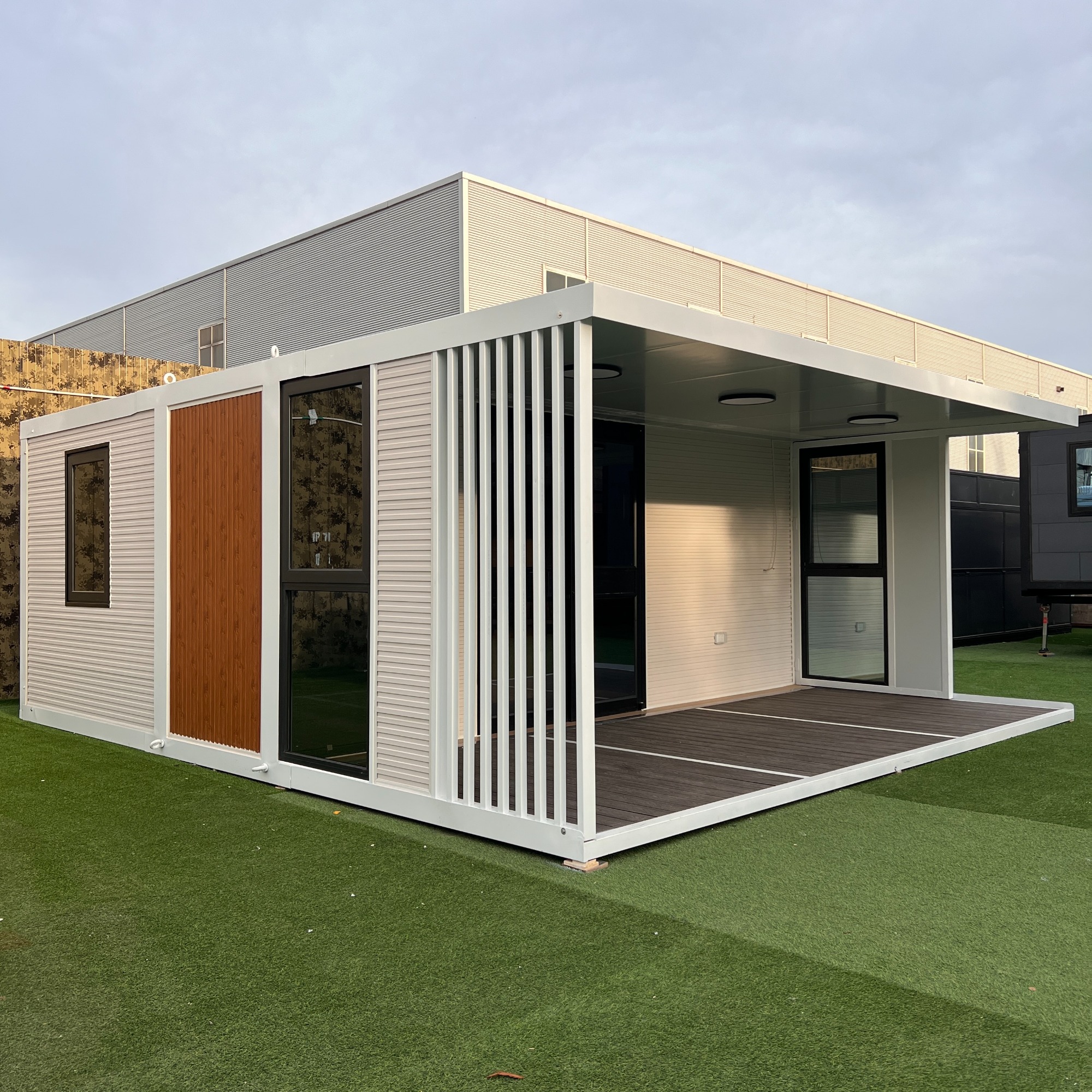 Factory-Direct Expandable Container Homes | 38㎡ Prefab Modular House ...